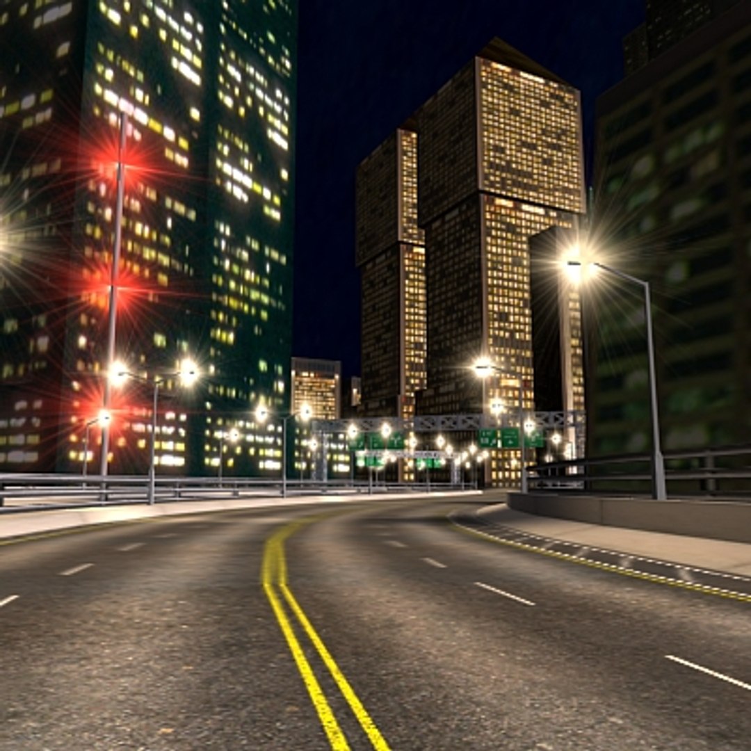 Night City 3d Model