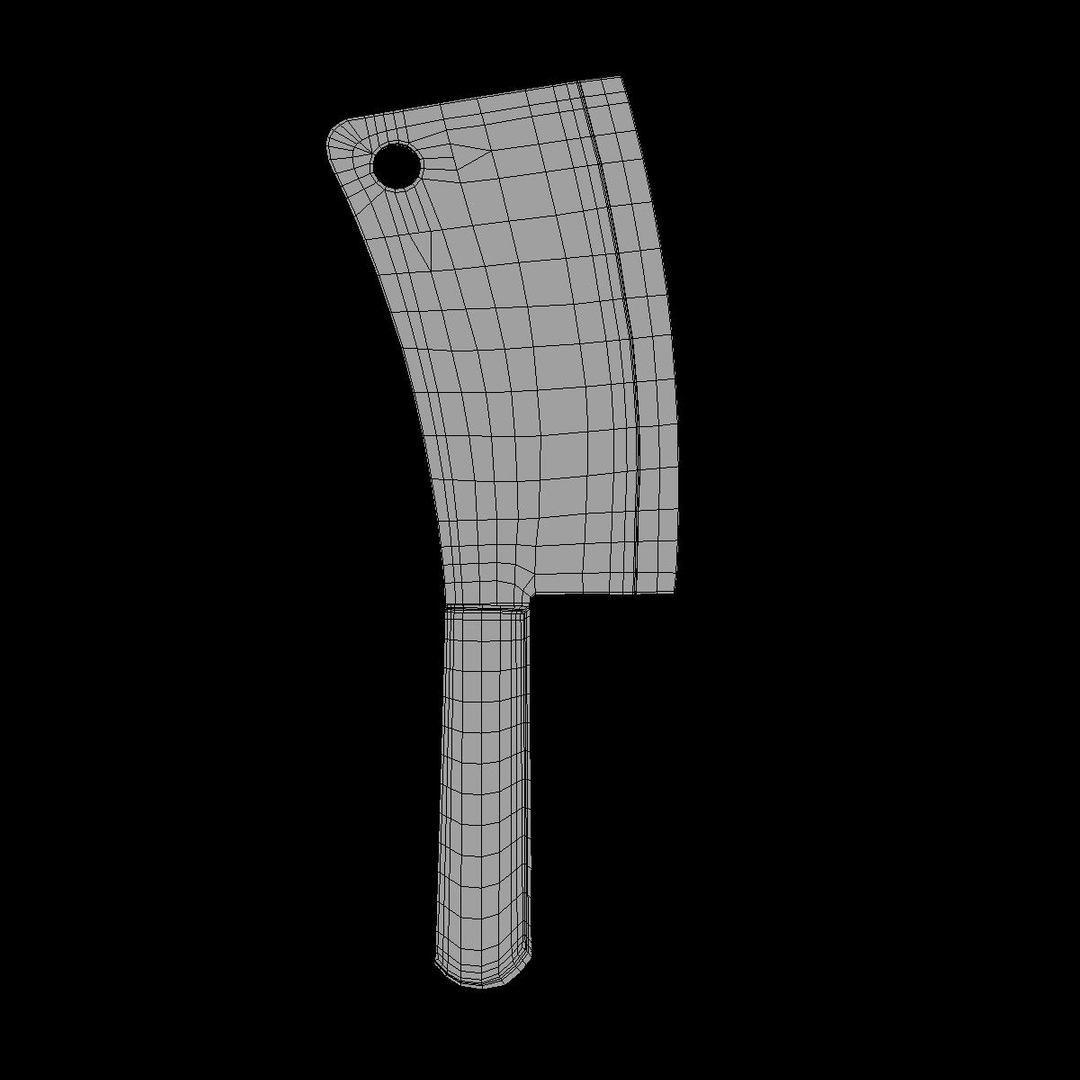 cleaver video blade 3d model