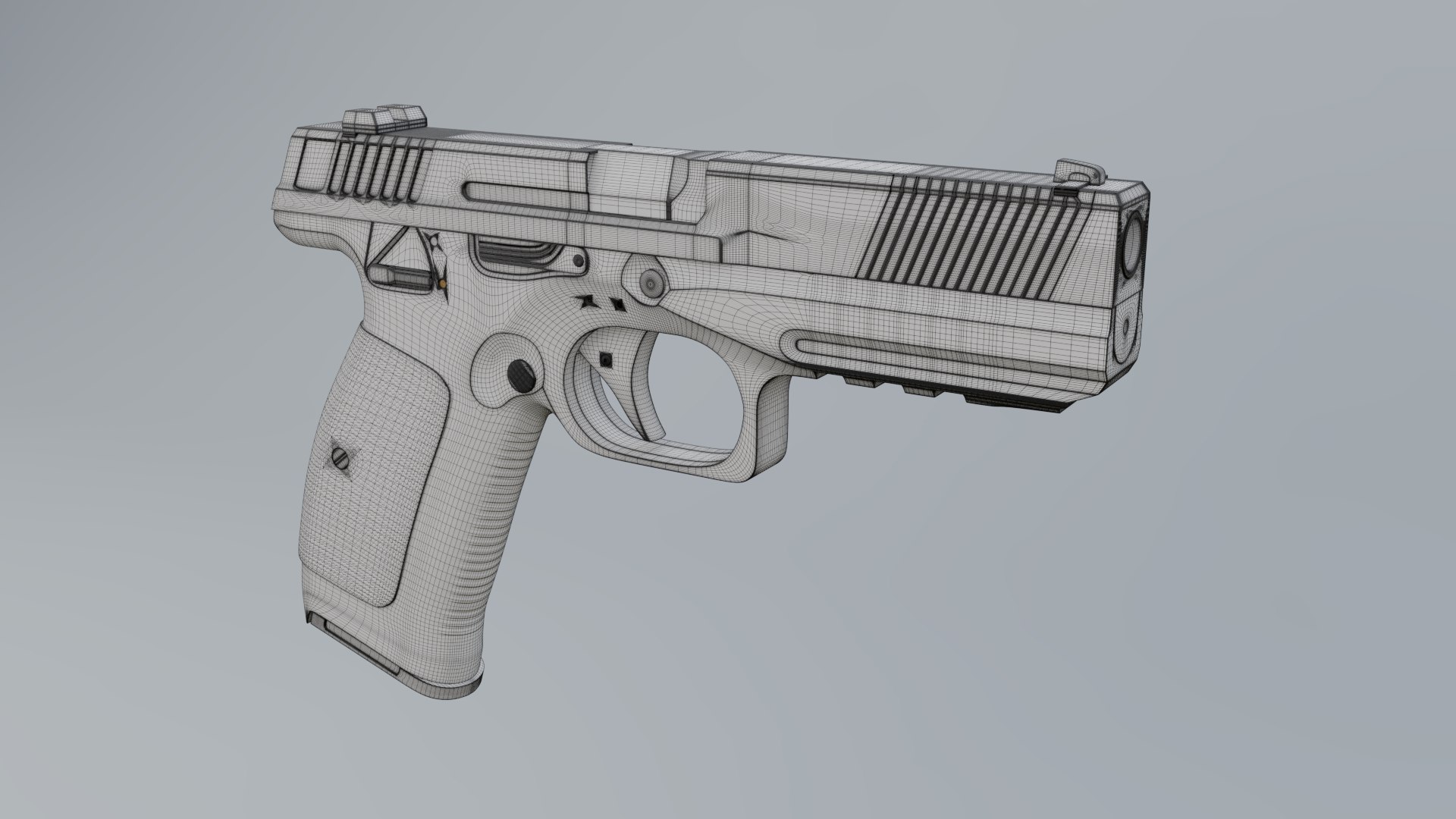 3D Model Russian Pl-15 Pistol - TurboSquid 1280438