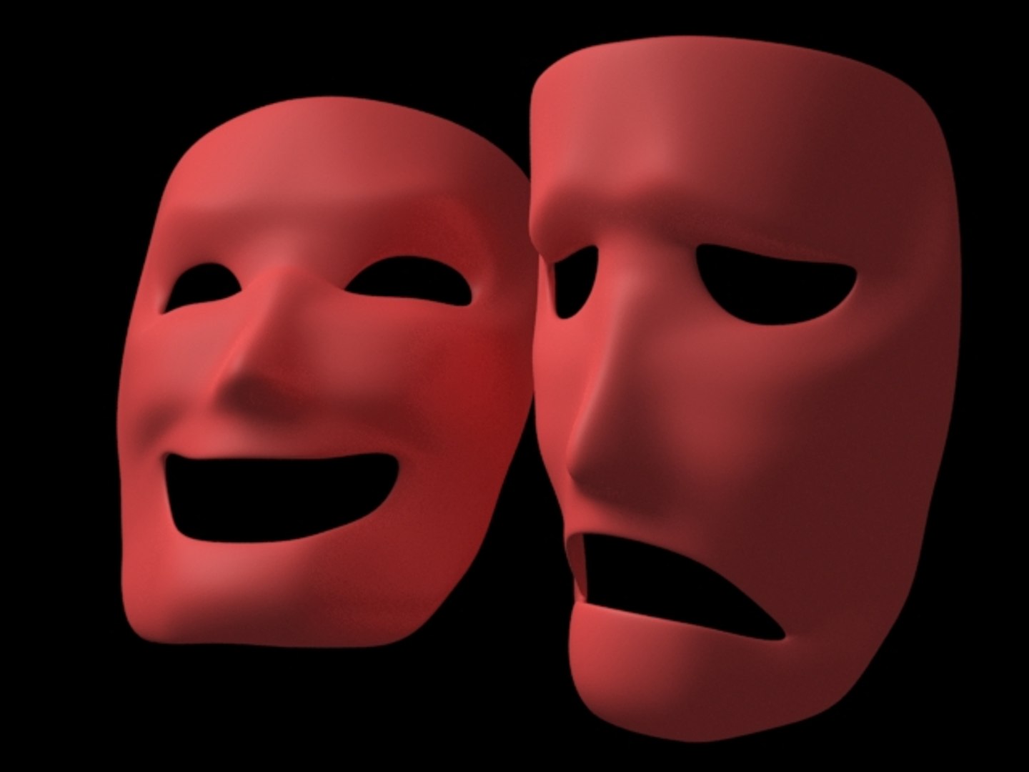 Comedy Masks 3d Max