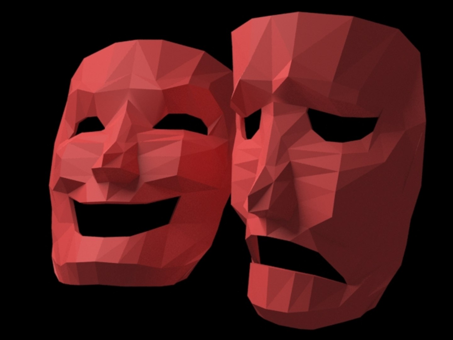 Comedy Masks 3d Max