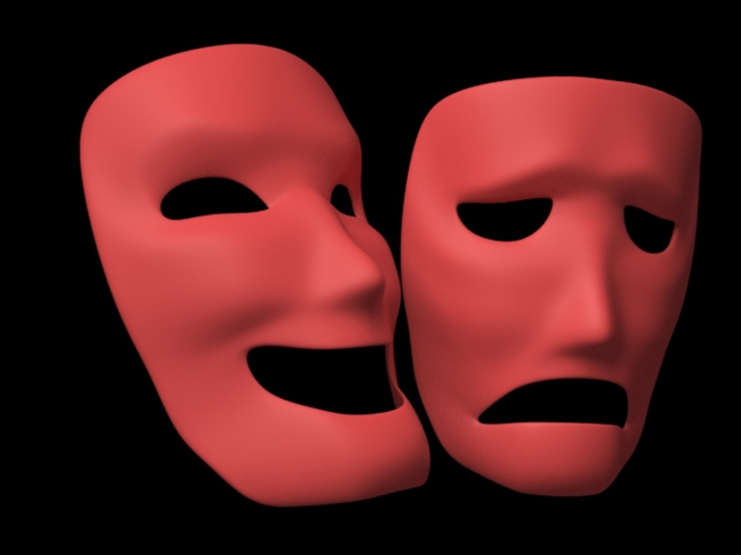 Comedy Masks 3d Max