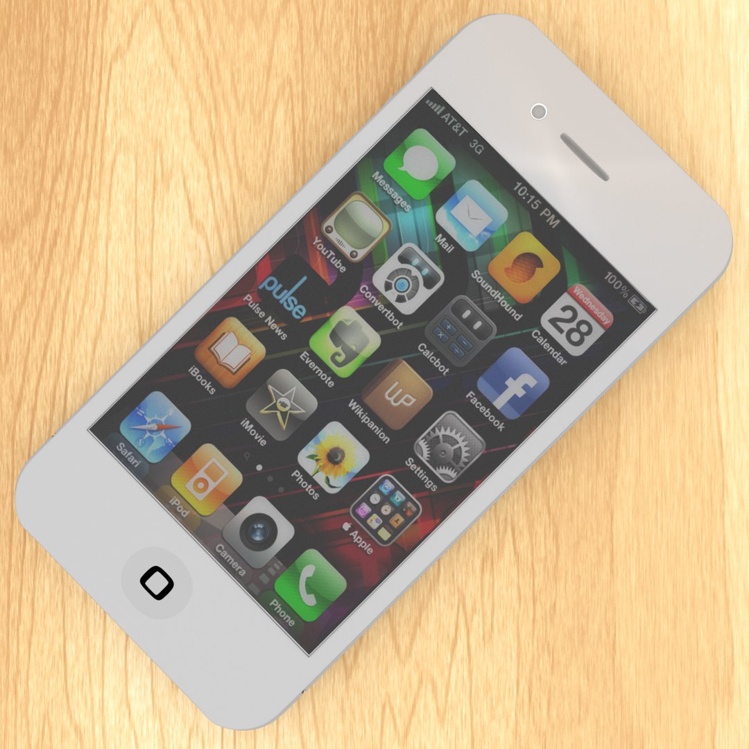3D apple iphone 4 - TurboSquid 1191487