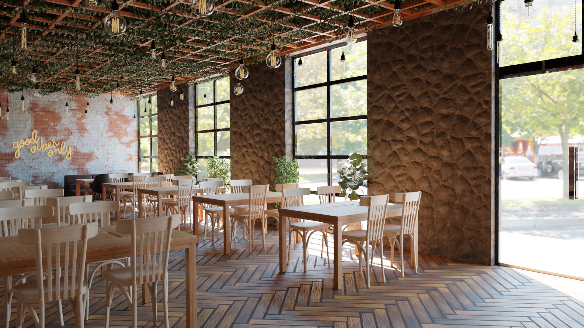 3D CAFE INTERIOR MODERN - TurboSquid 1755460