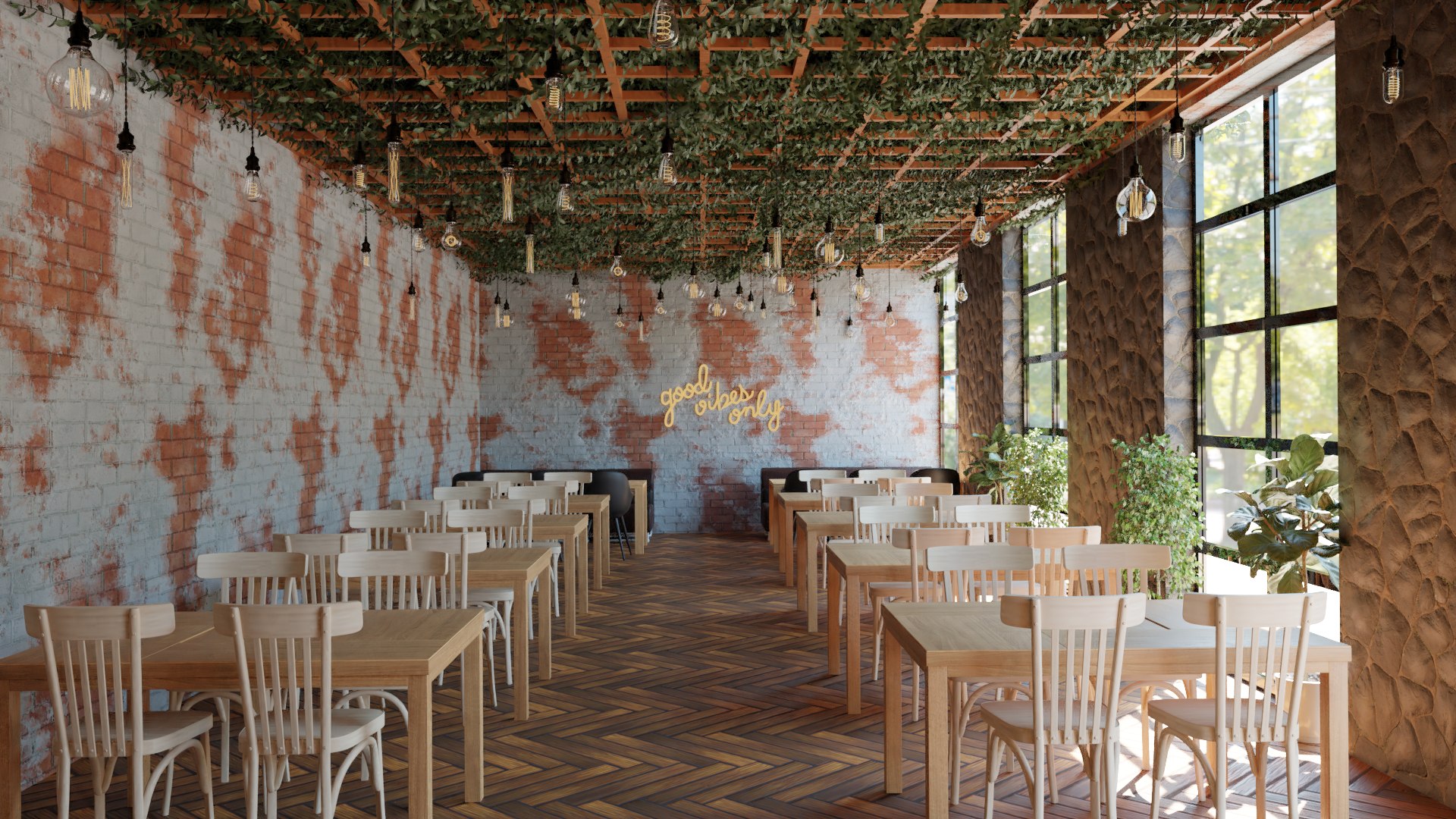 3D CAFE INTERIOR MODERN - TurboSquid 1755460