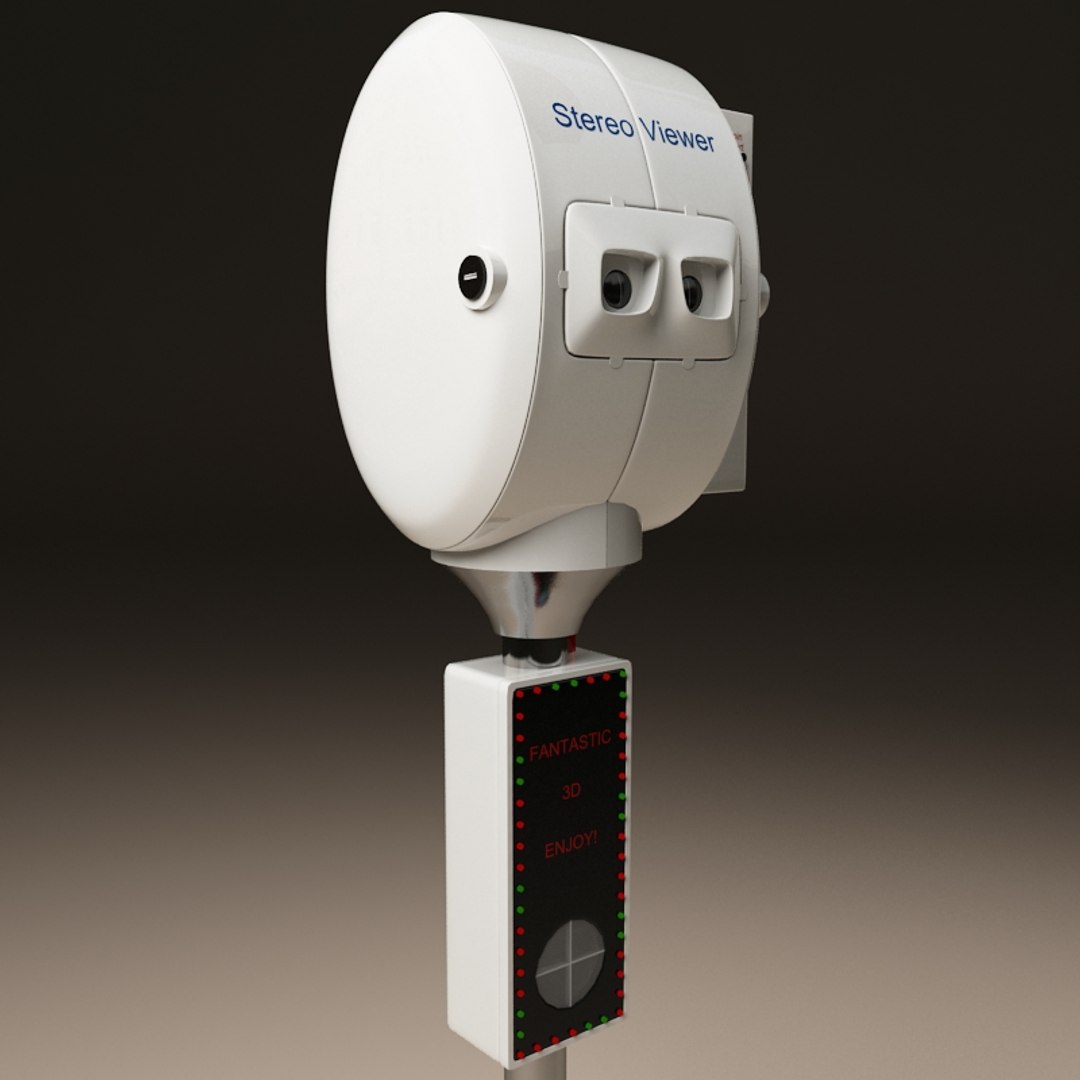 3d model coin-operated viewer