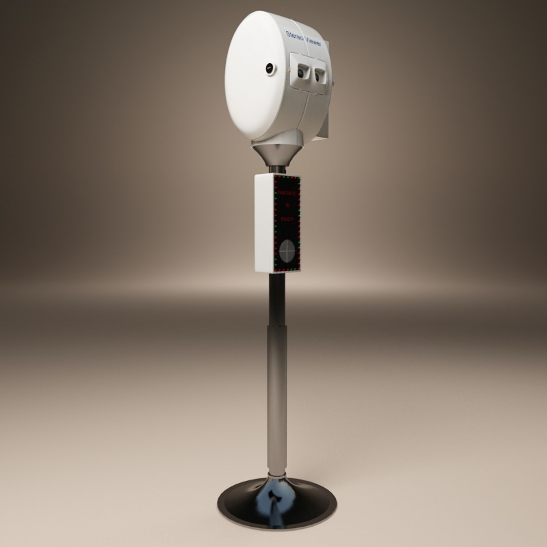 3d model coin-operated viewer
