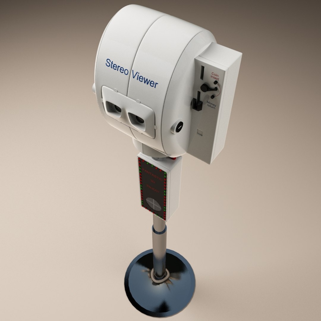 3d model coin-operated viewer