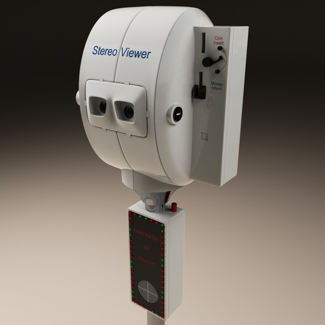 3d model coin-operated viewer