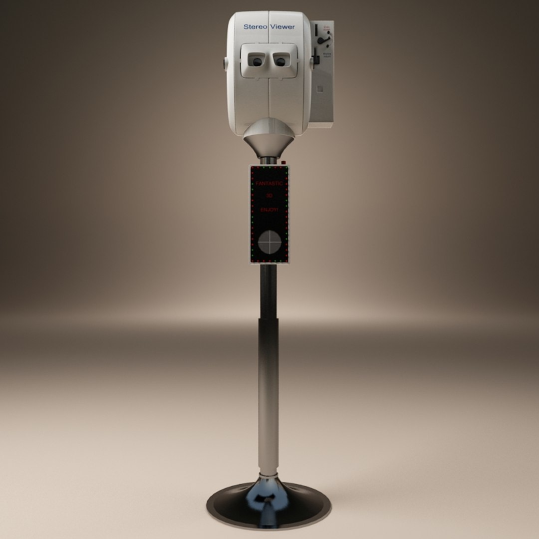 3d model coin-operated viewer