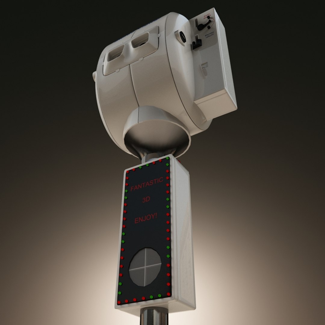 3d model coin-operated viewer