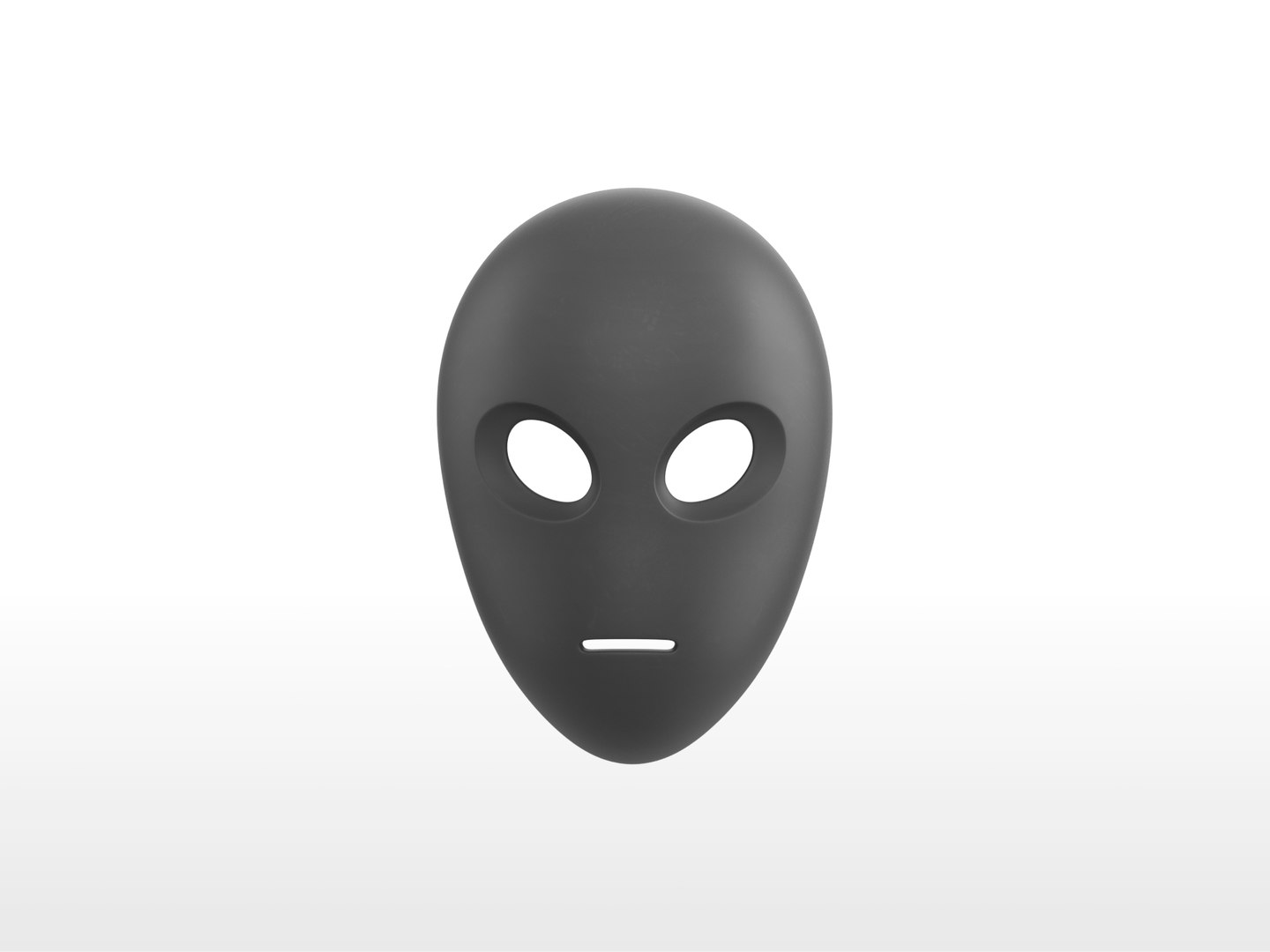 3D Mask002 Black Mask model - TurboSquid 2157540