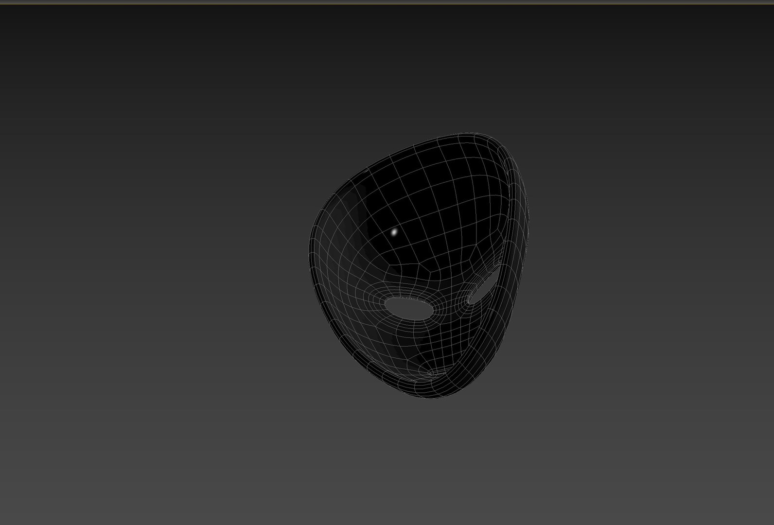 3D Mask002 Black Mask model - TurboSquid 2157540