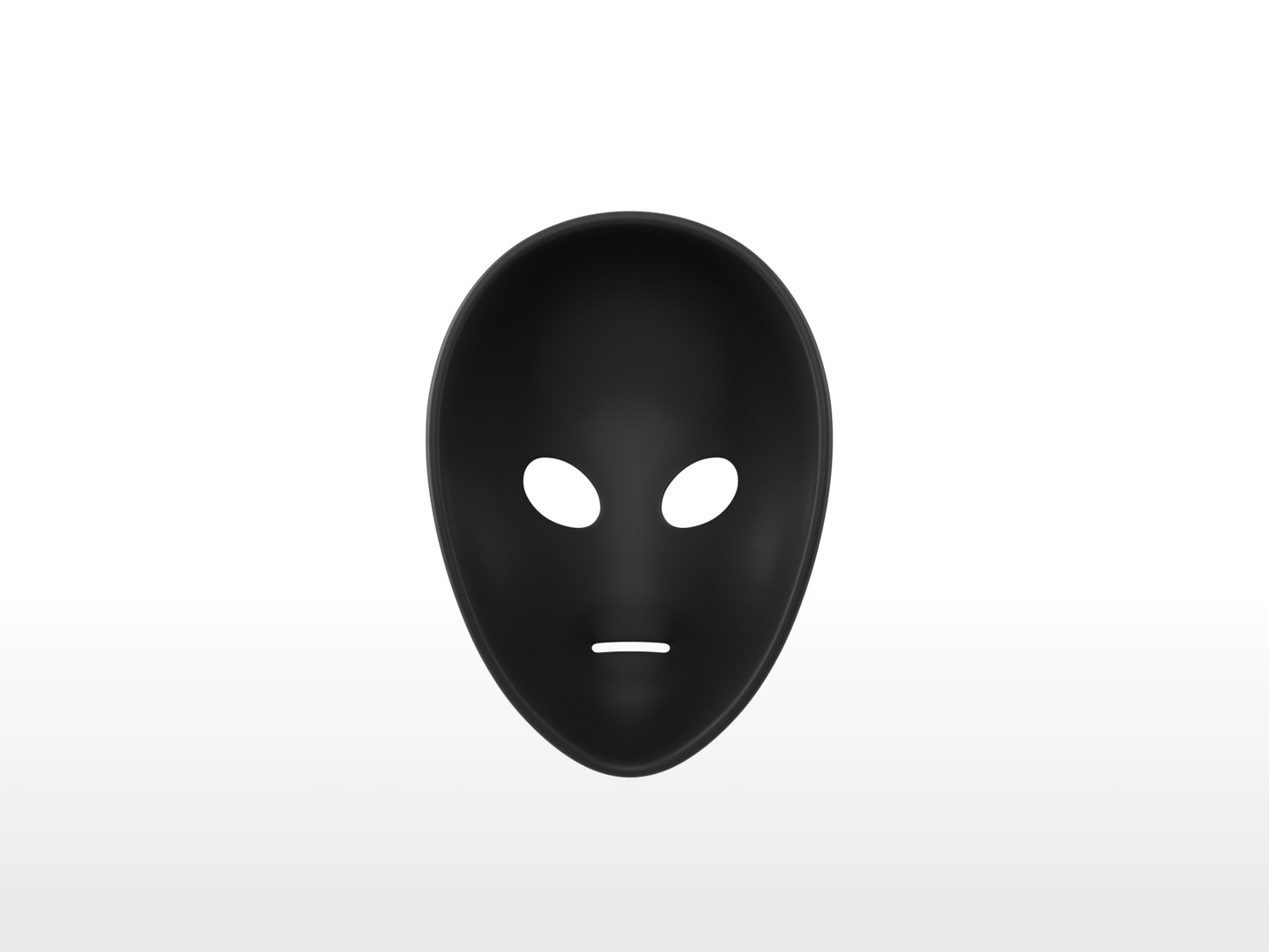 3D Mask002 Black Mask Model - TurboSquid 2157540