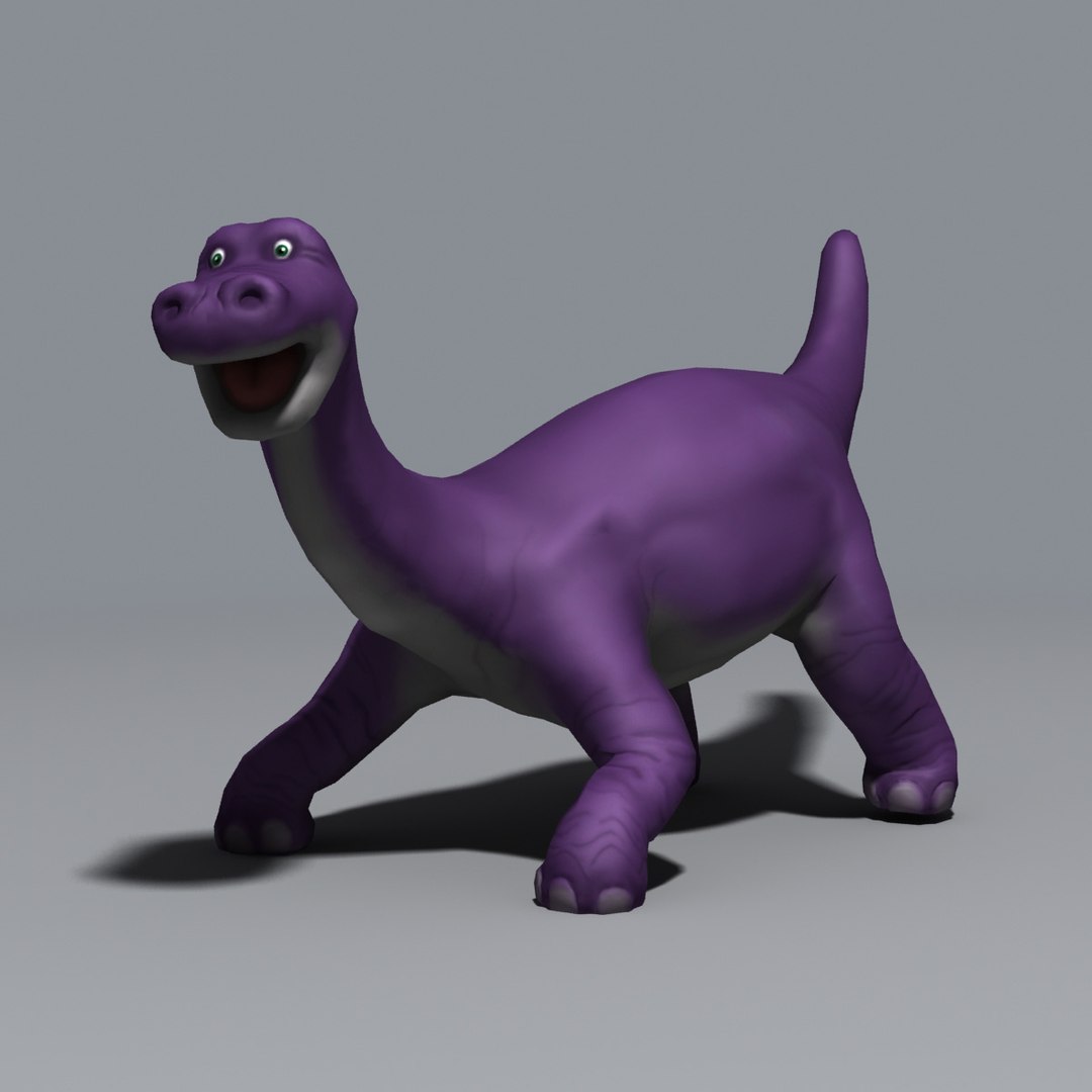 3d Dinosaur Cartoon Model