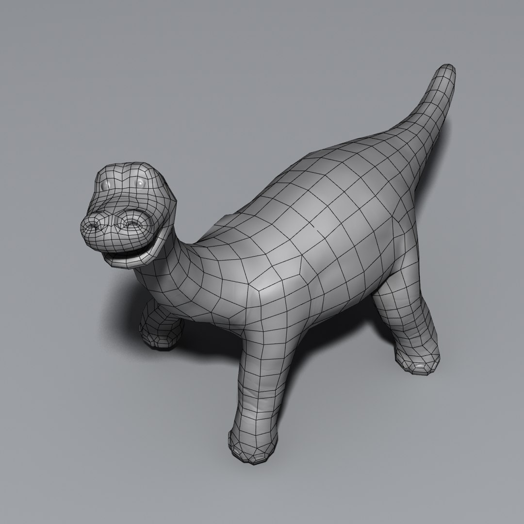 3d Dinosaur Cartoon Model