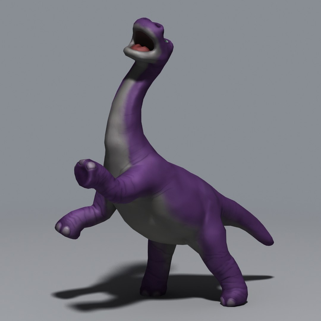 3d Dinosaur Cartoon Model