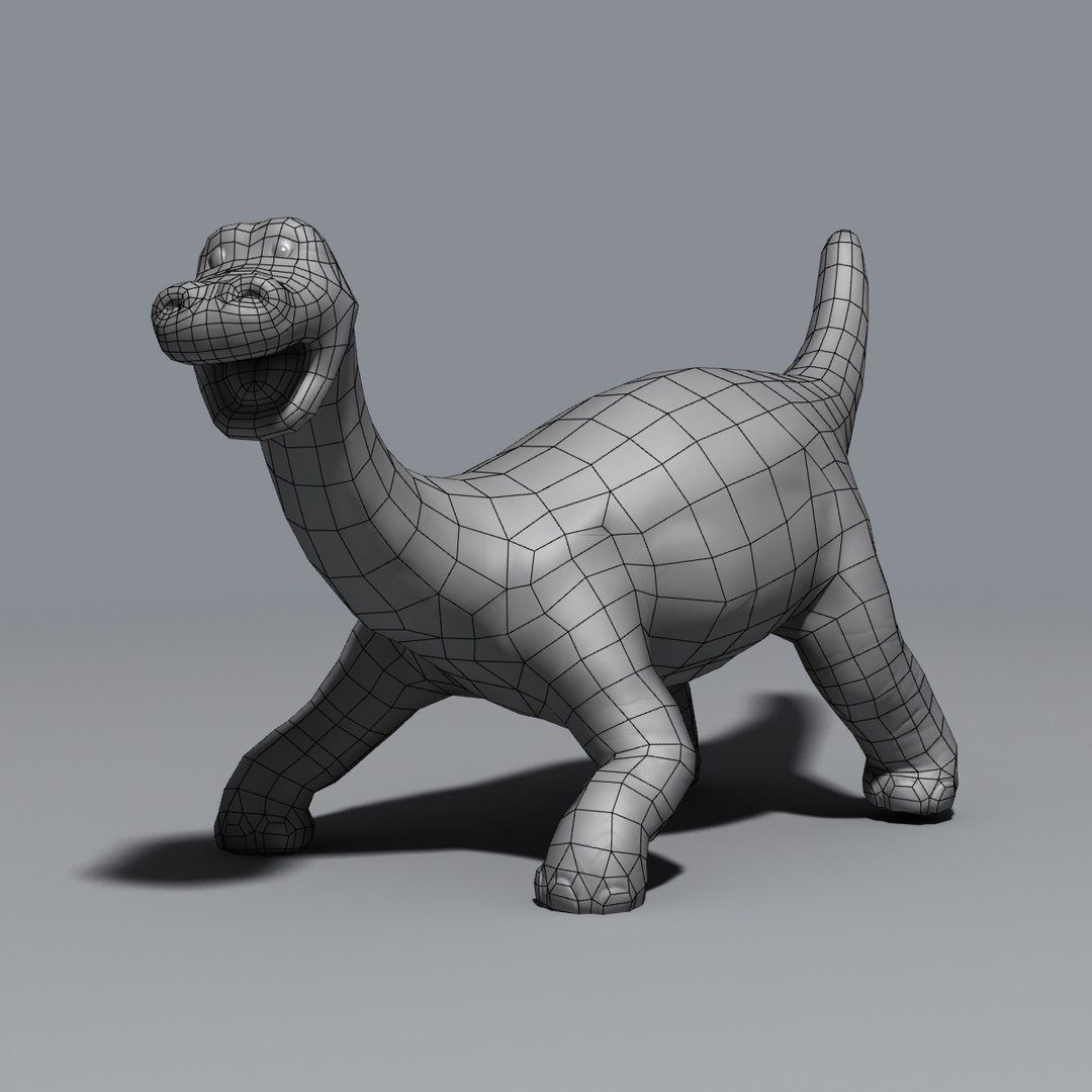 3d Dinosaur Cartoon Model