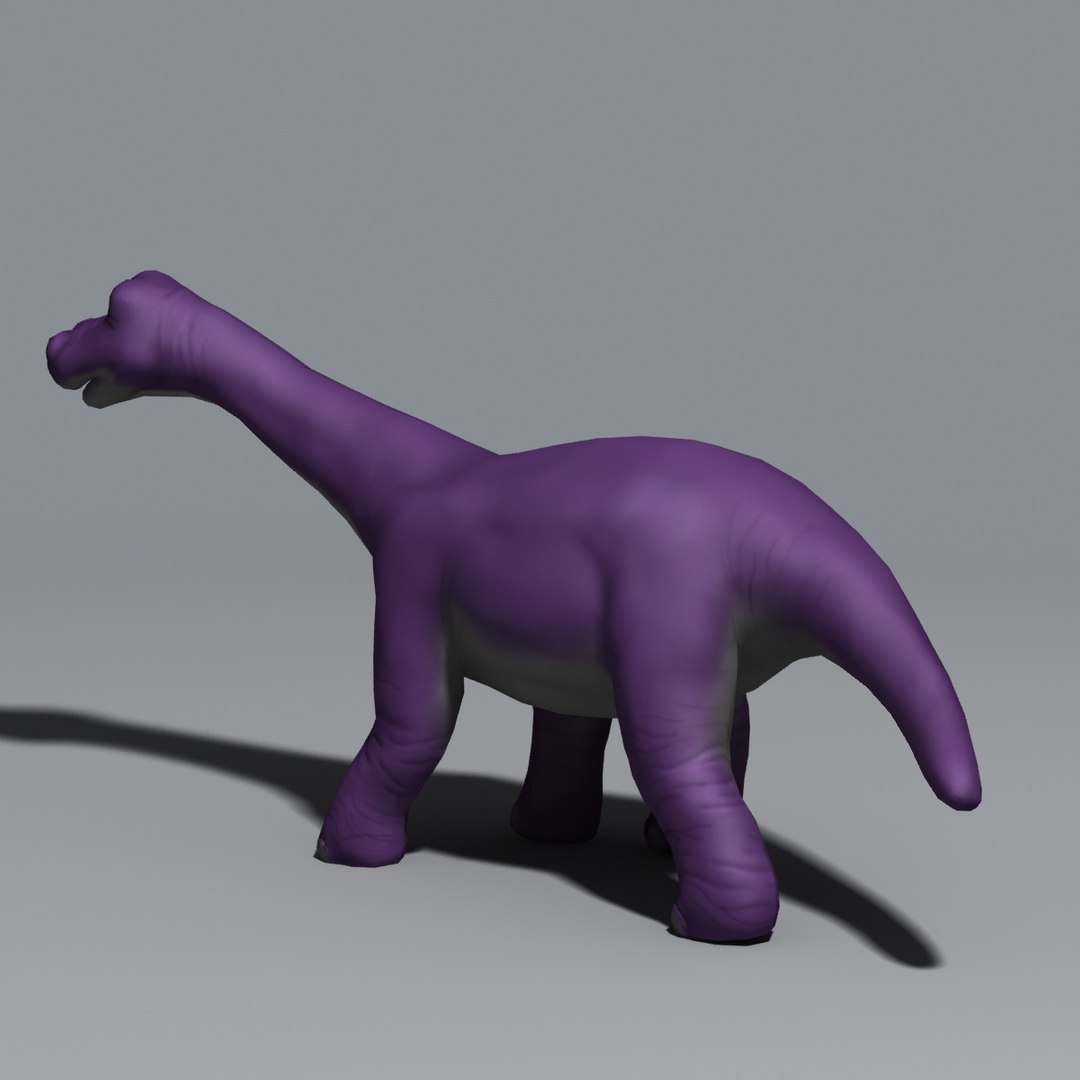 3d Dinosaur Cartoon Model