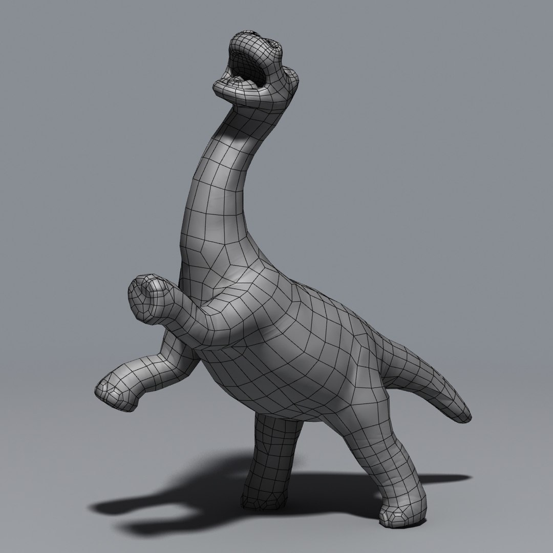 3d Dinosaur Cartoon Model