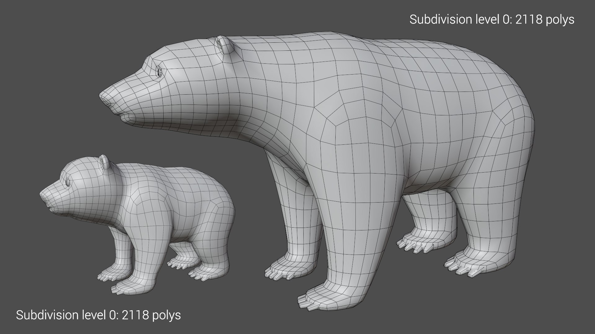 Stylized Polar Bears Pack 3D Model - TurboSquid 1635578