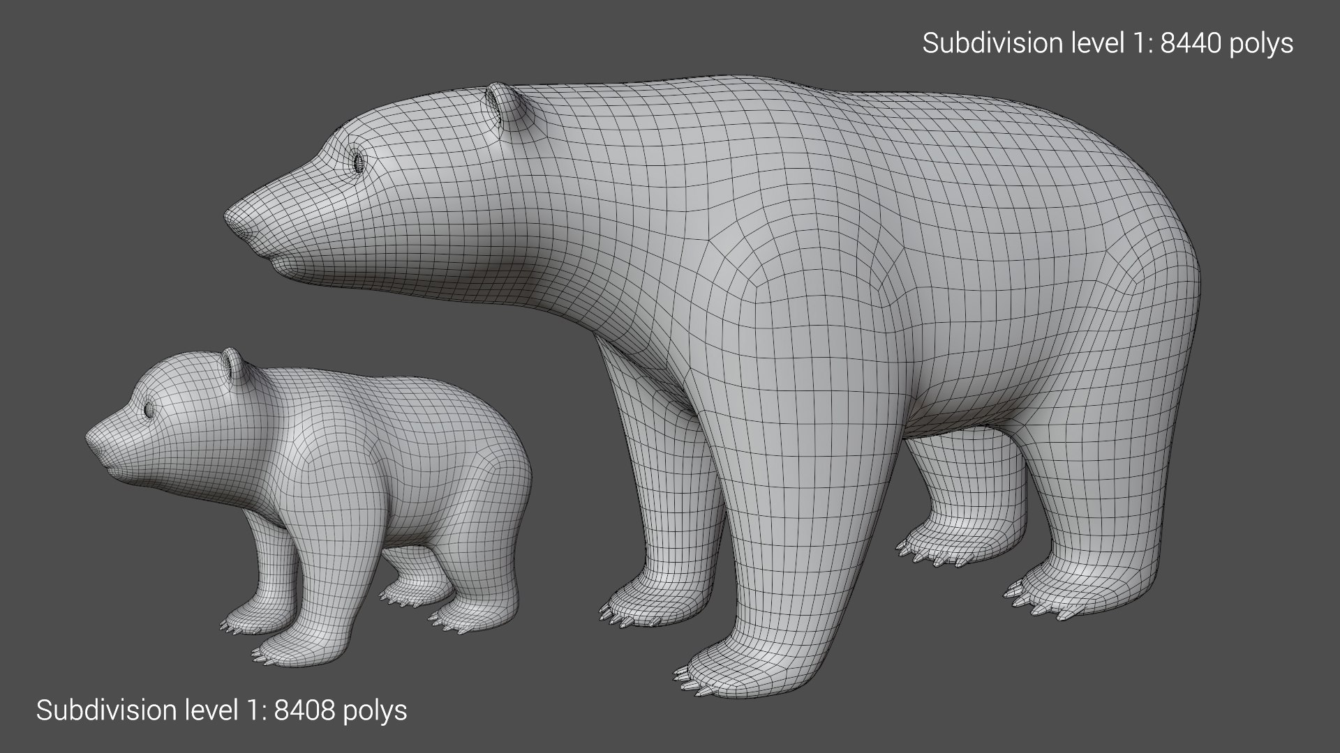 Stylized Polar Bears Pack 3D Model - TurboSquid 1635578