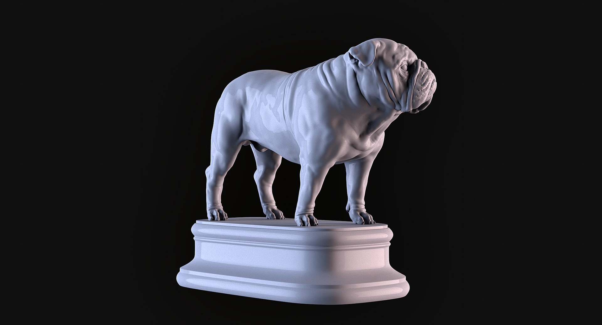 English Bulldog 3D Model - TurboSquid 2036534