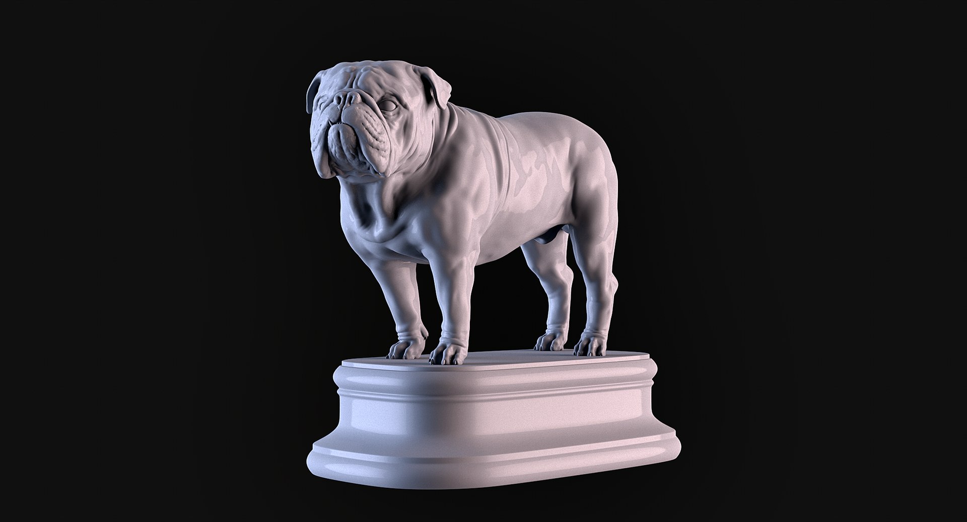 English Bulldog 3D Model - TurboSquid 2036534