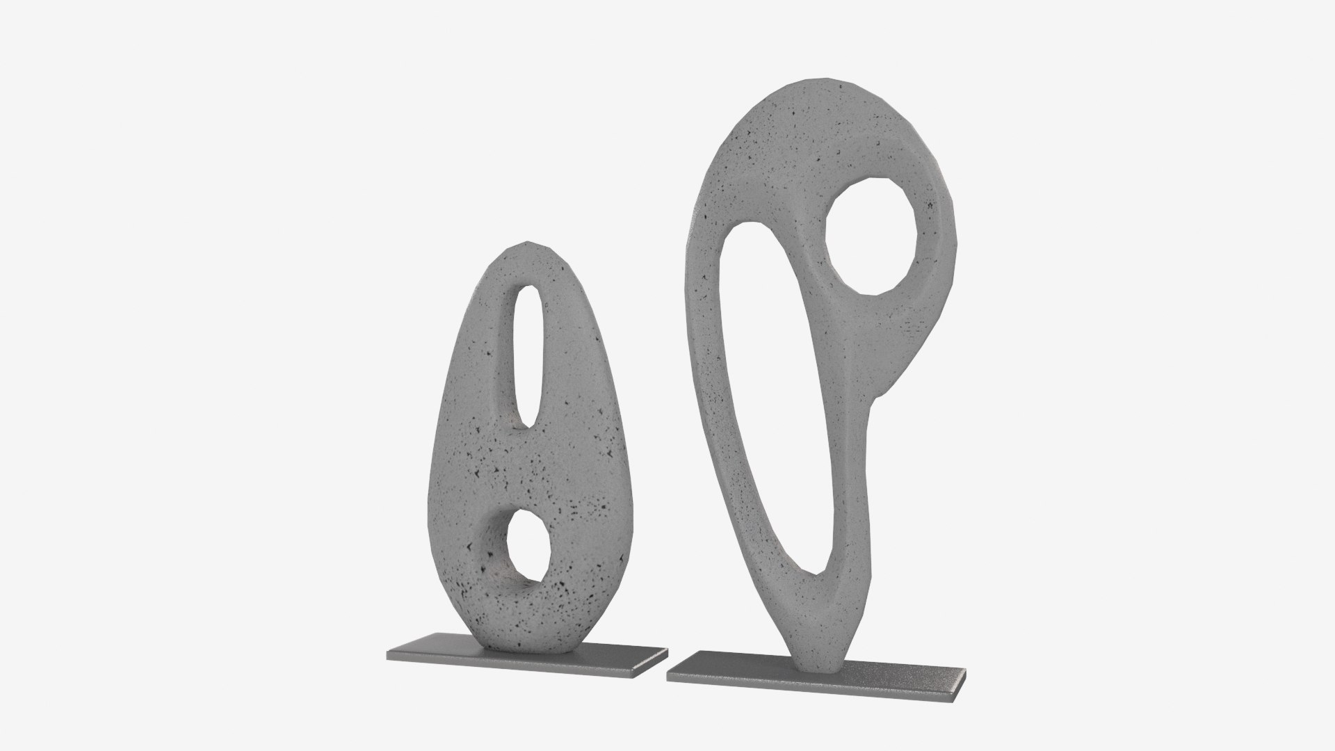 3D Kenly And Kelso Sculpture Model - TurboSquid 2098841