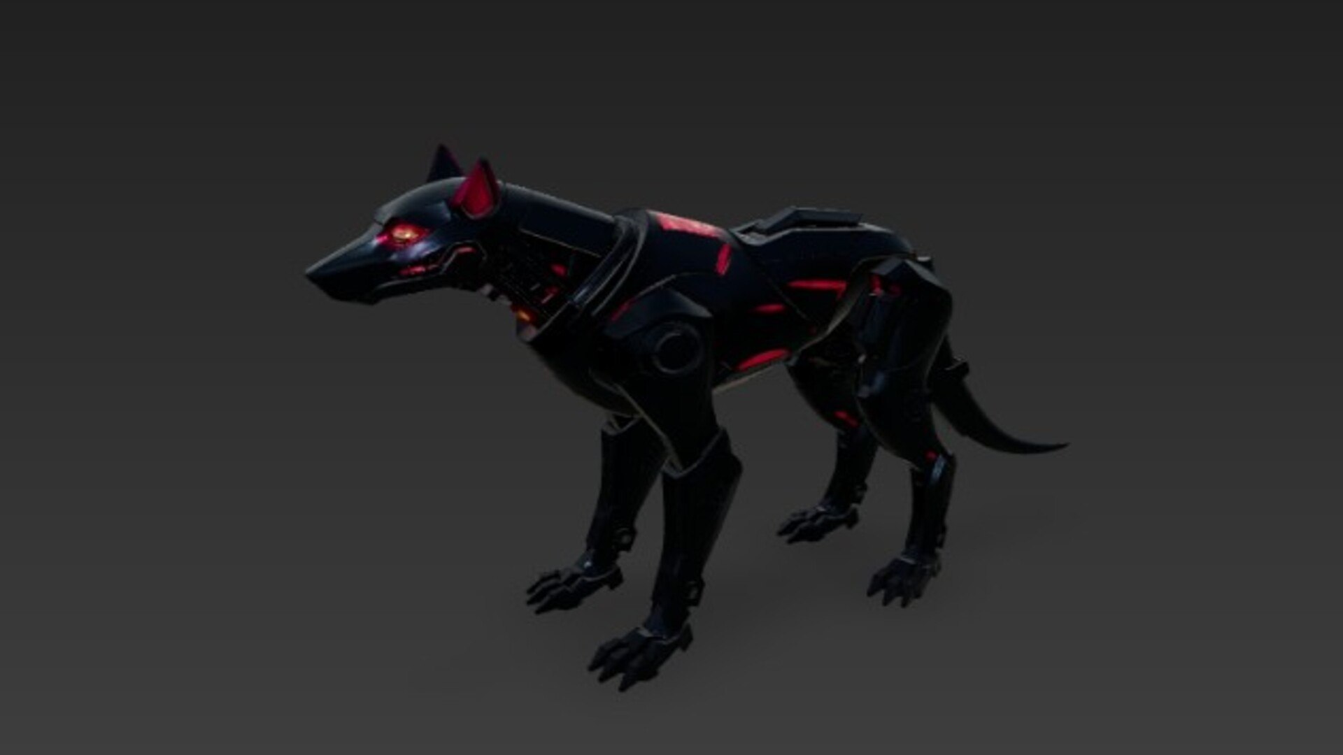 3D CyberCanines Vol1 Futuristic Robot Dog Concept Pack 6 Variants ...