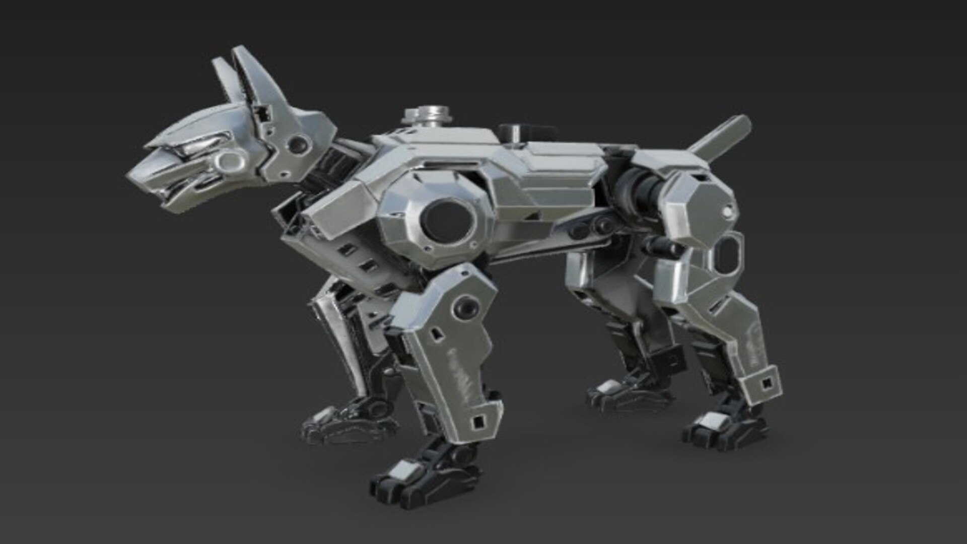 3D CyberCanines Vol1 Futuristic Robot Dog Concept Pack 6 Variants ...