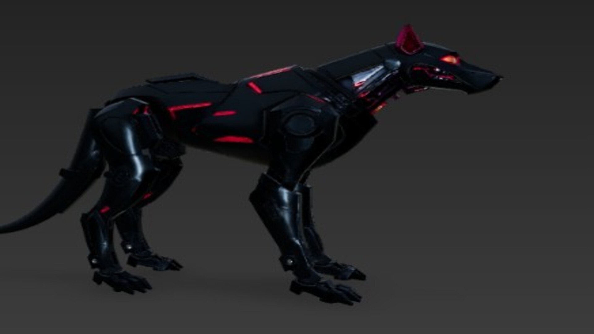 3D CyberCanines Vol1 Futuristic Robot Dog Concept Pack 6 Variants ...