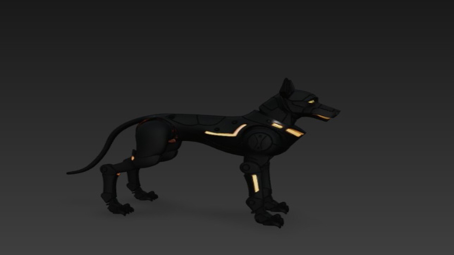 3D CyberCanines Vol1 Futuristic Robot Dog Concept Pack 6 Variants ...