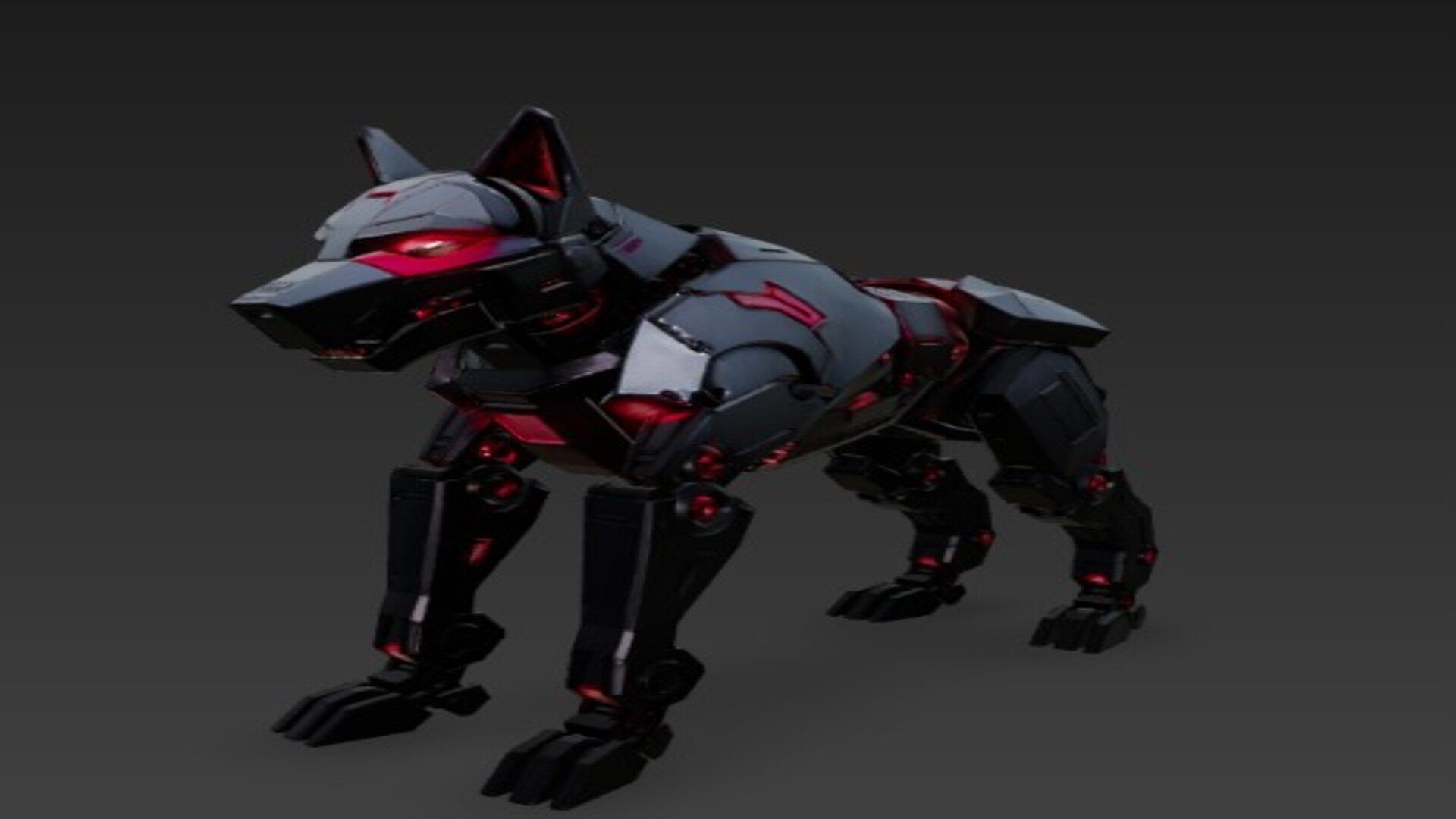 3D CyberCanines Vol1 Futuristic Robot Dog Concept Pack 6 Variants ...