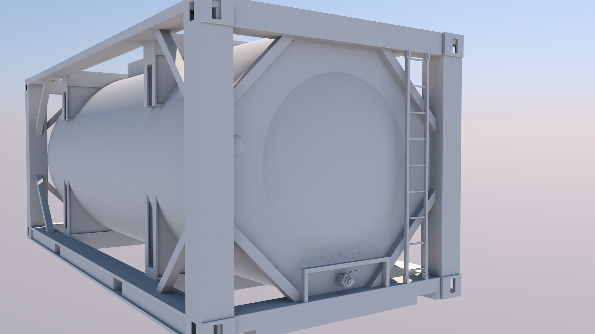 3D ISO Tank Container - TurboSquid 2254139
