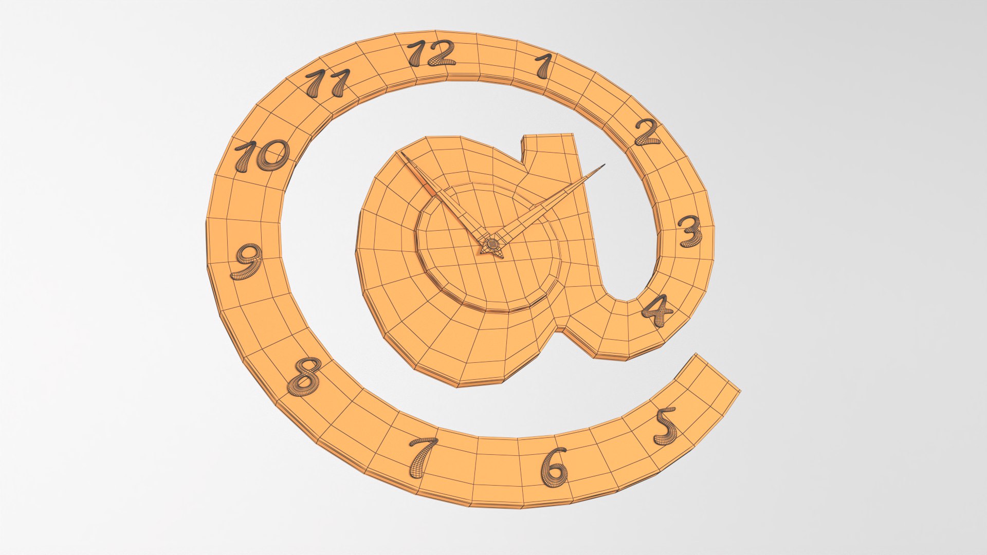 3D Wall Clock - TurboSquid 2219304