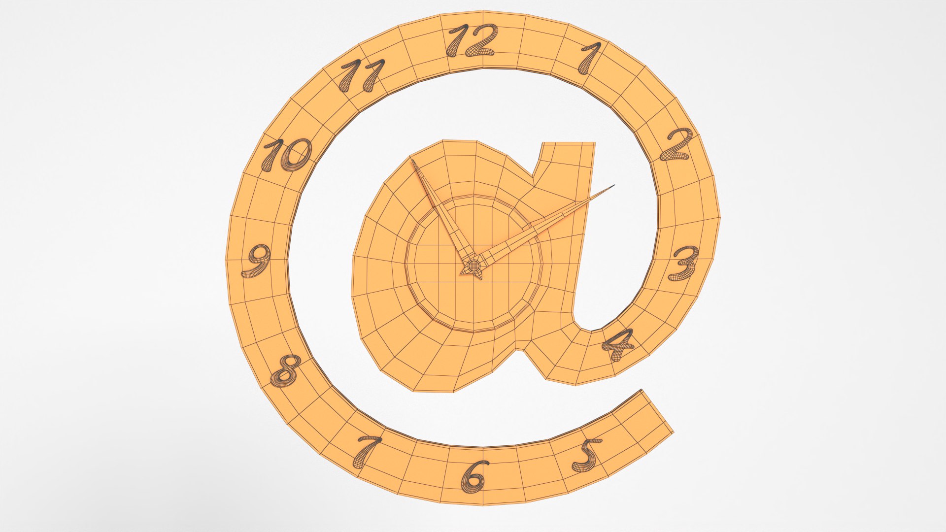 3D Wall Clock - TurboSquid 2219304