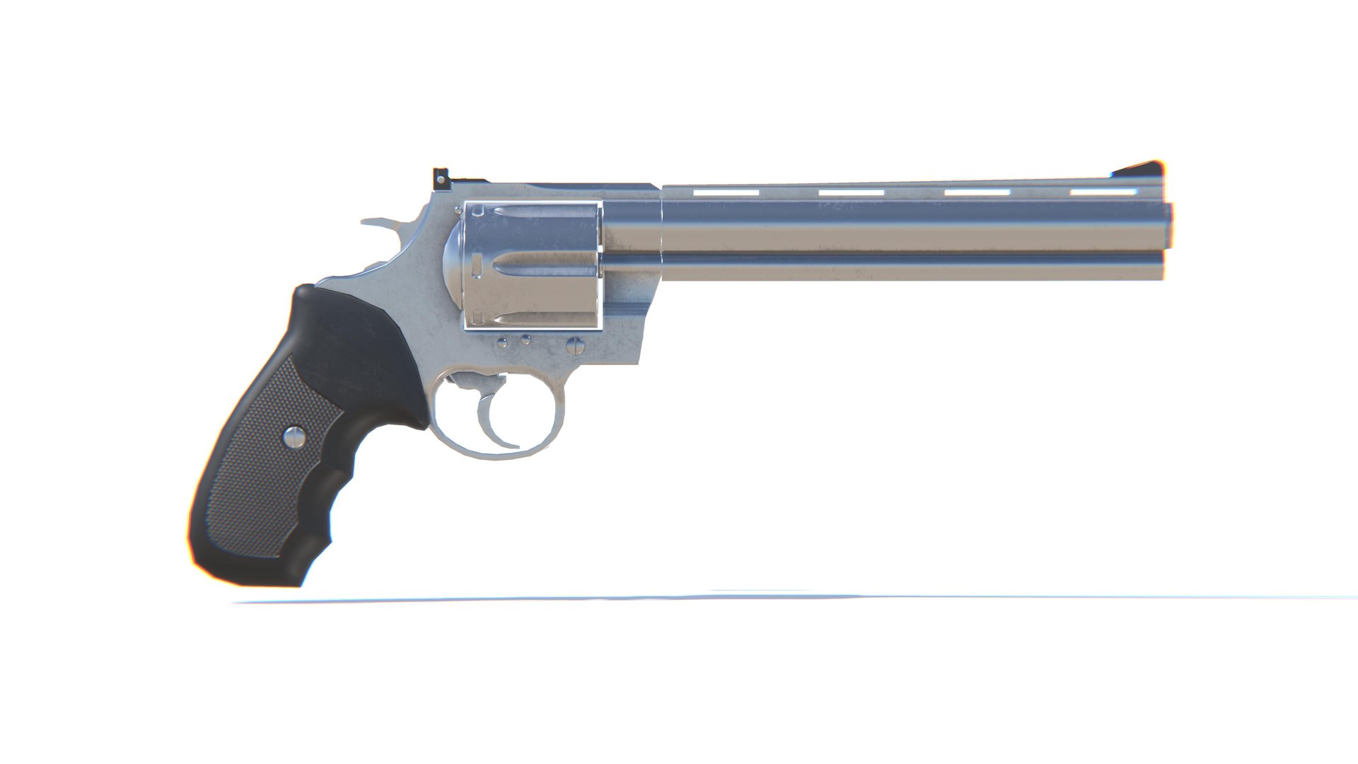 Colt Anaconda Revolver Low-poly 3D - TurboSquid 1800221