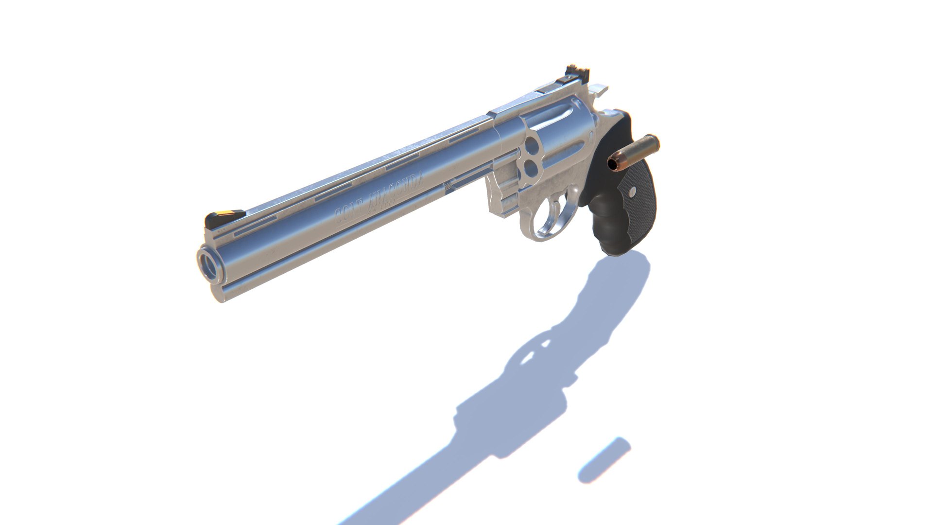 Colt Anaconda Revolver Low-poly 3D - TurboSquid 1800221