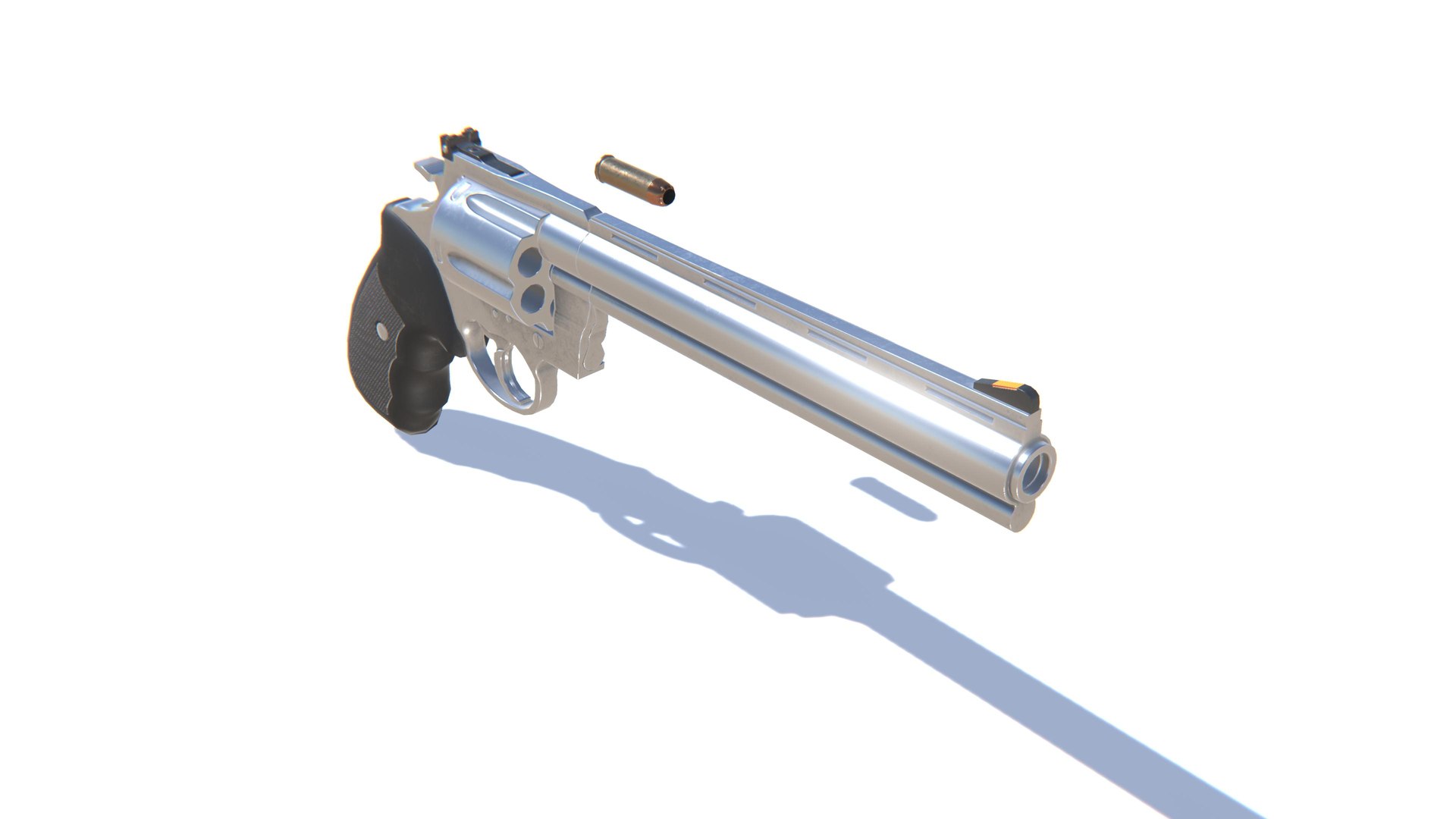 Colt Anaconda Revolver Low-poly 3D - TurboSquid 1800221