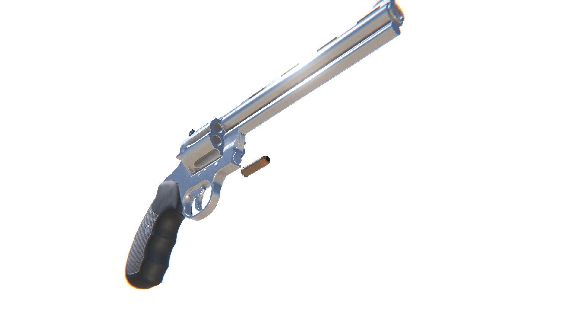 Colt Anaconda Revolver Low-poly 3D - TurboSquid 1800221