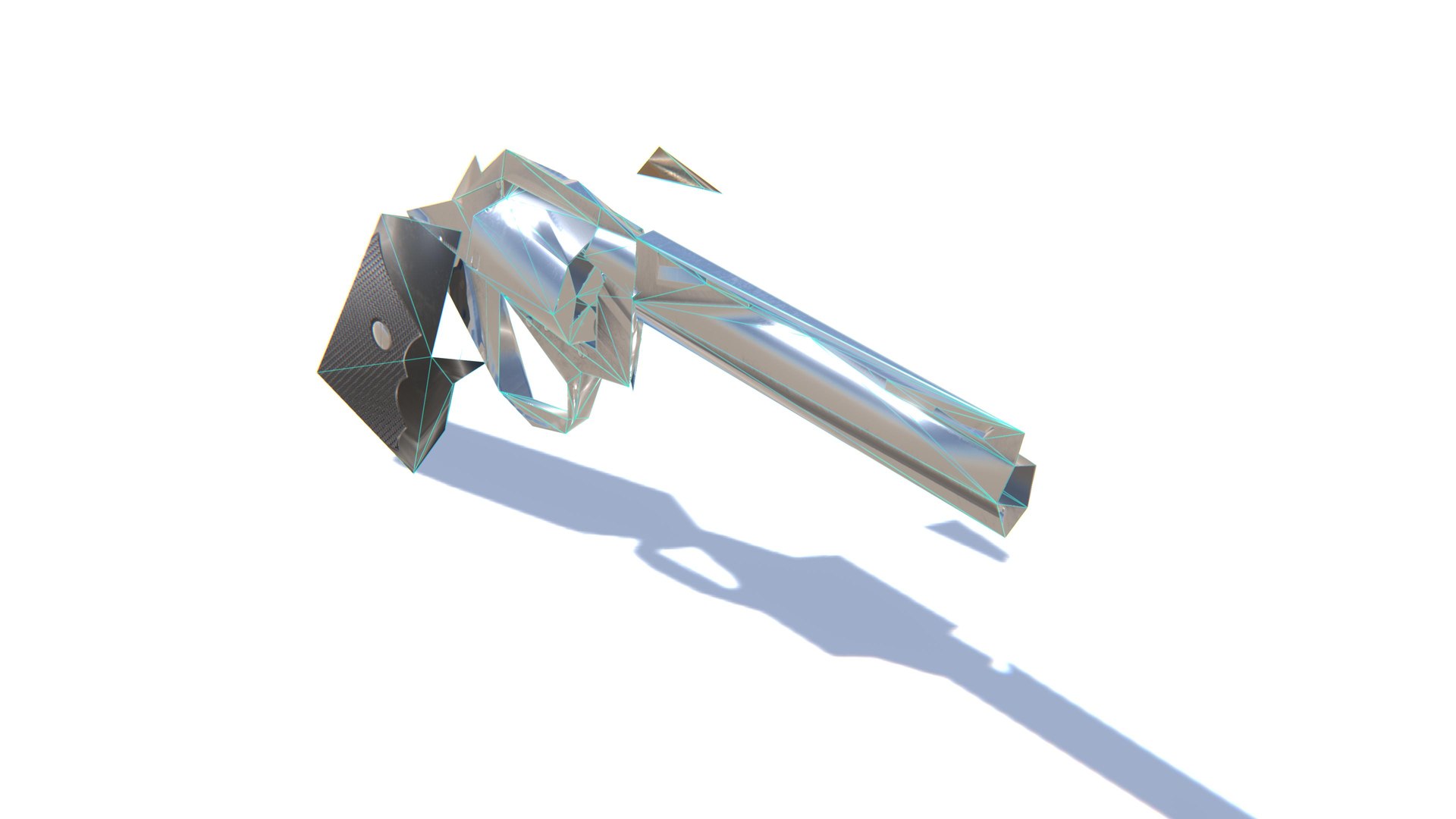 Colt Anaconda Revolver Low-poly 3D - TurboSquid 1800221