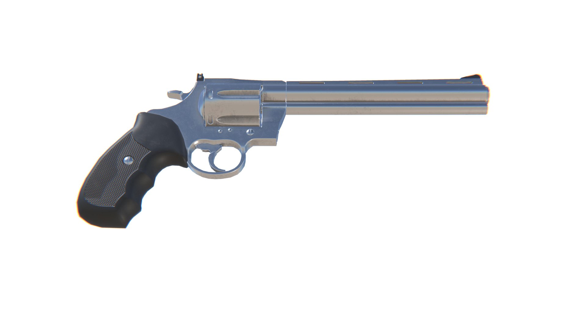 Colt Anaconda Revolver Low-poly 3D - TurboSquid 1800221