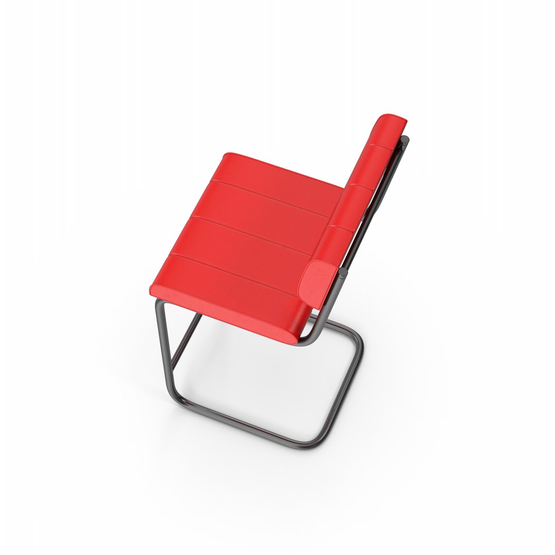 3D Red Stool Model - TurboSquid 2170175