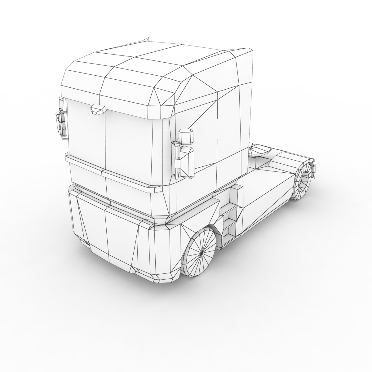 3d model 2011 renault magnum truck