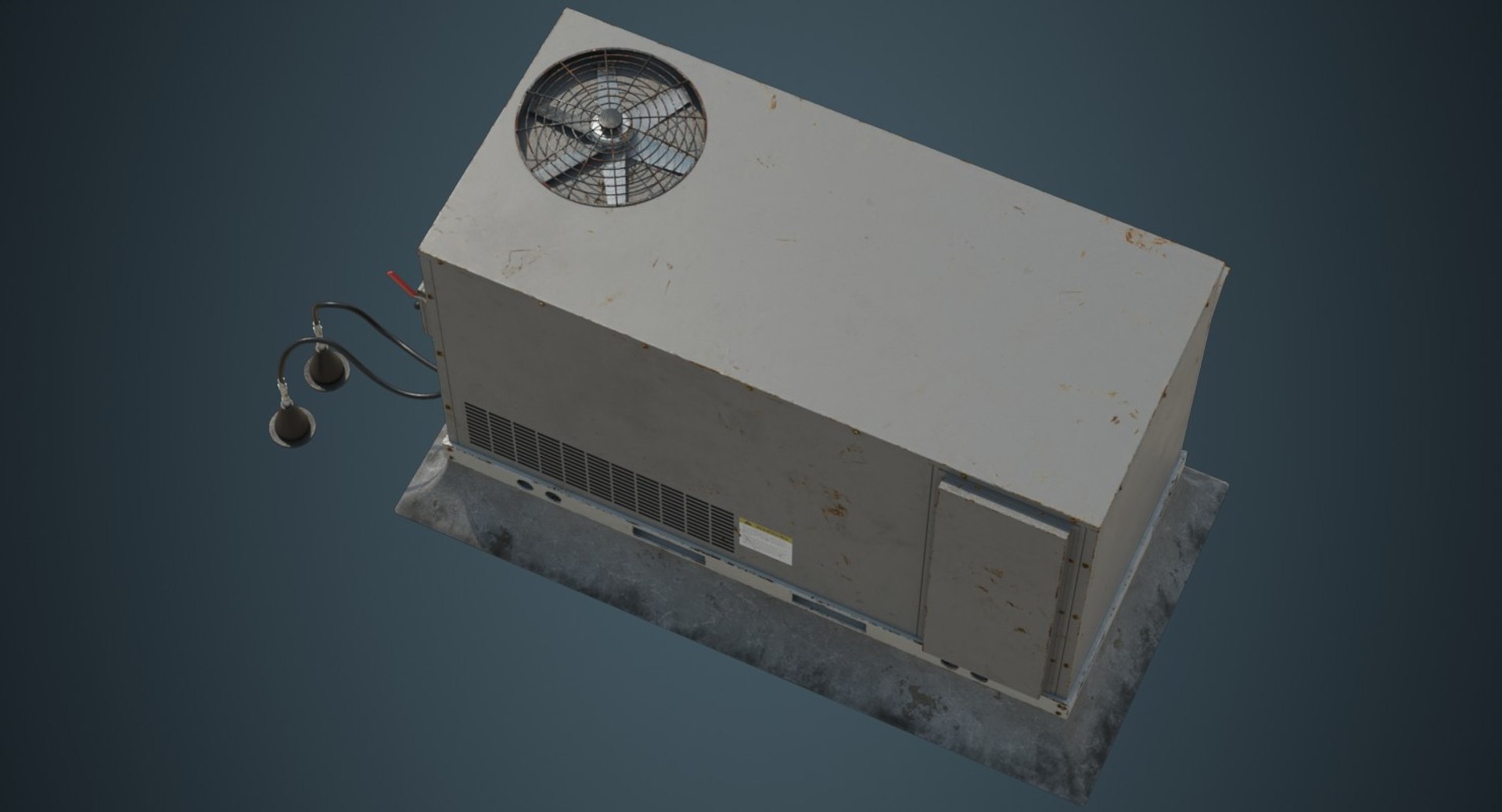 3D Rooftop Ac Unit 2b Model - TurboSquid 1610284