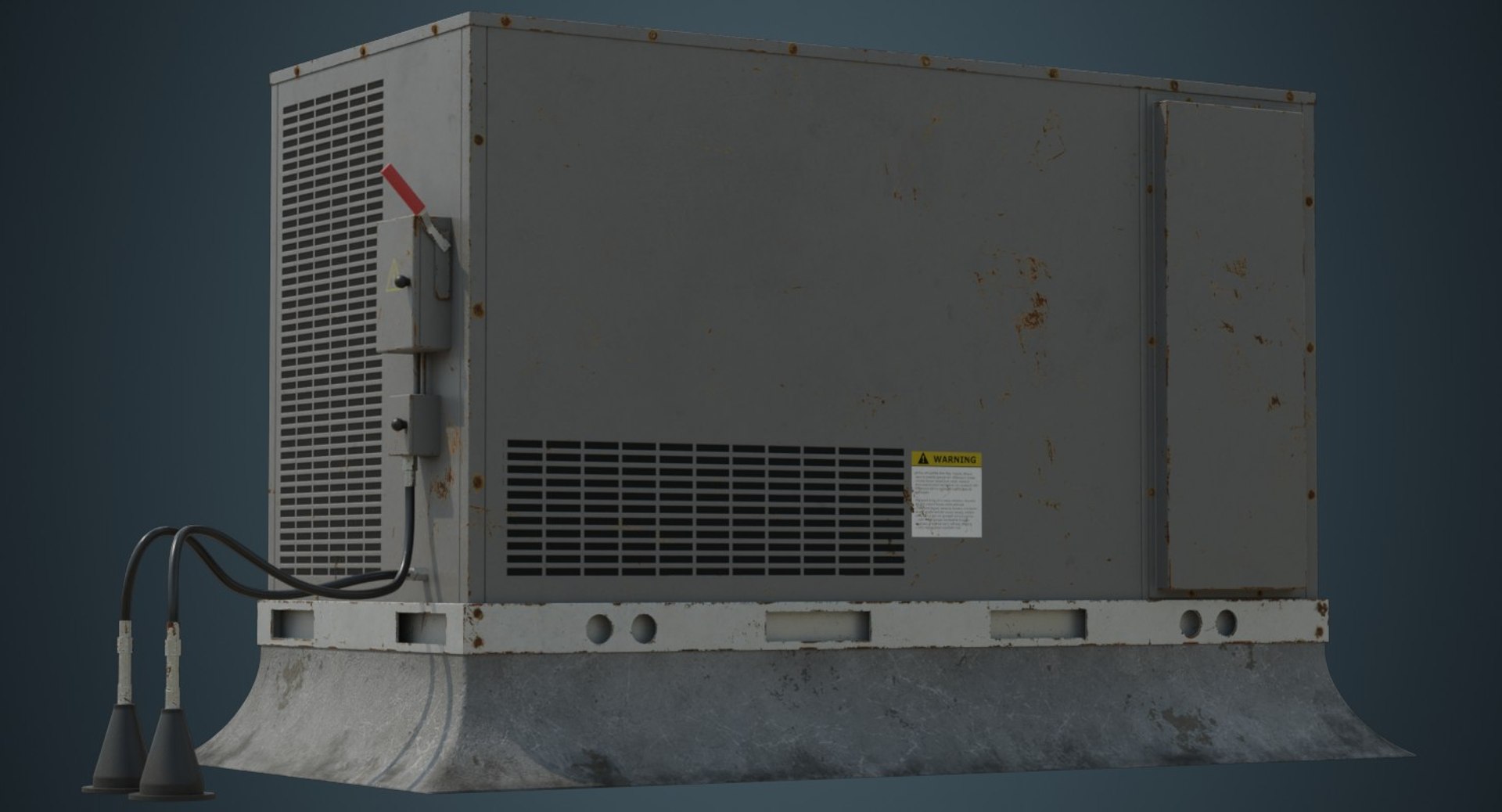 3D Rooftop Ac Unit 2b Model - TurboSquid 1610284