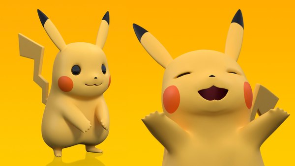 modelo 3d Personaje Pikachu aparejado - TurboSquid 2080807