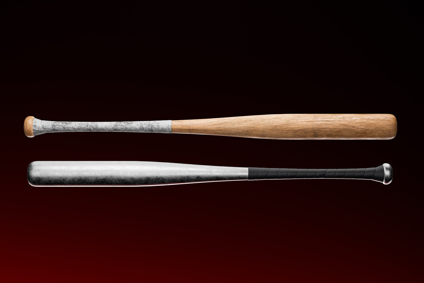 Baseball Bats Low-poly 3D - TurboSquid 2240977