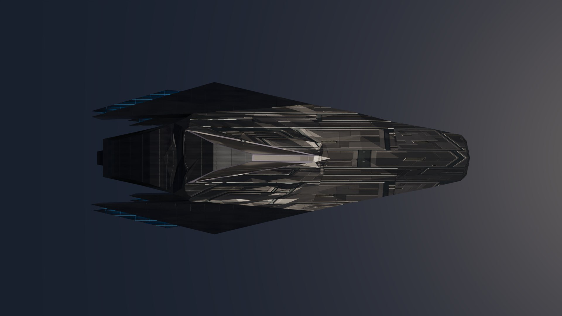 3D Low Poly Space Ship - TurboSquid 1830525